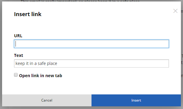 Including Links in Emails - Summit Evergreen Documentation Including Links in Emails - Summit Evergreen Documentation